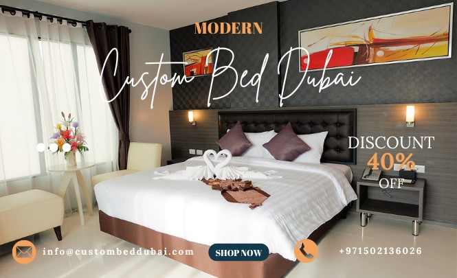 Luxury Custom Bed Dubai Maker | King, Queen & Sofa Cum Bed